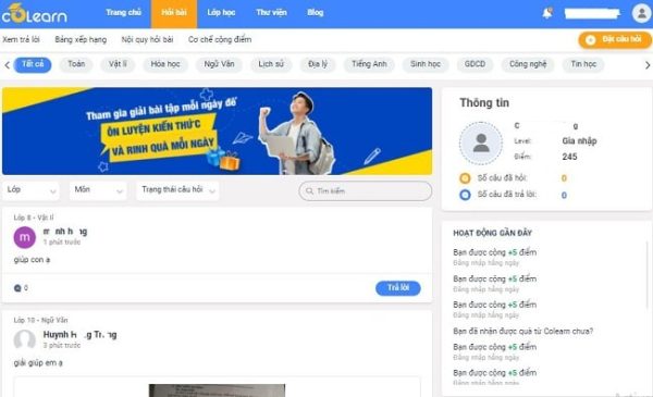 Colearn - Ứng dụng học tập trực tuyến tốt nhất hiện nay